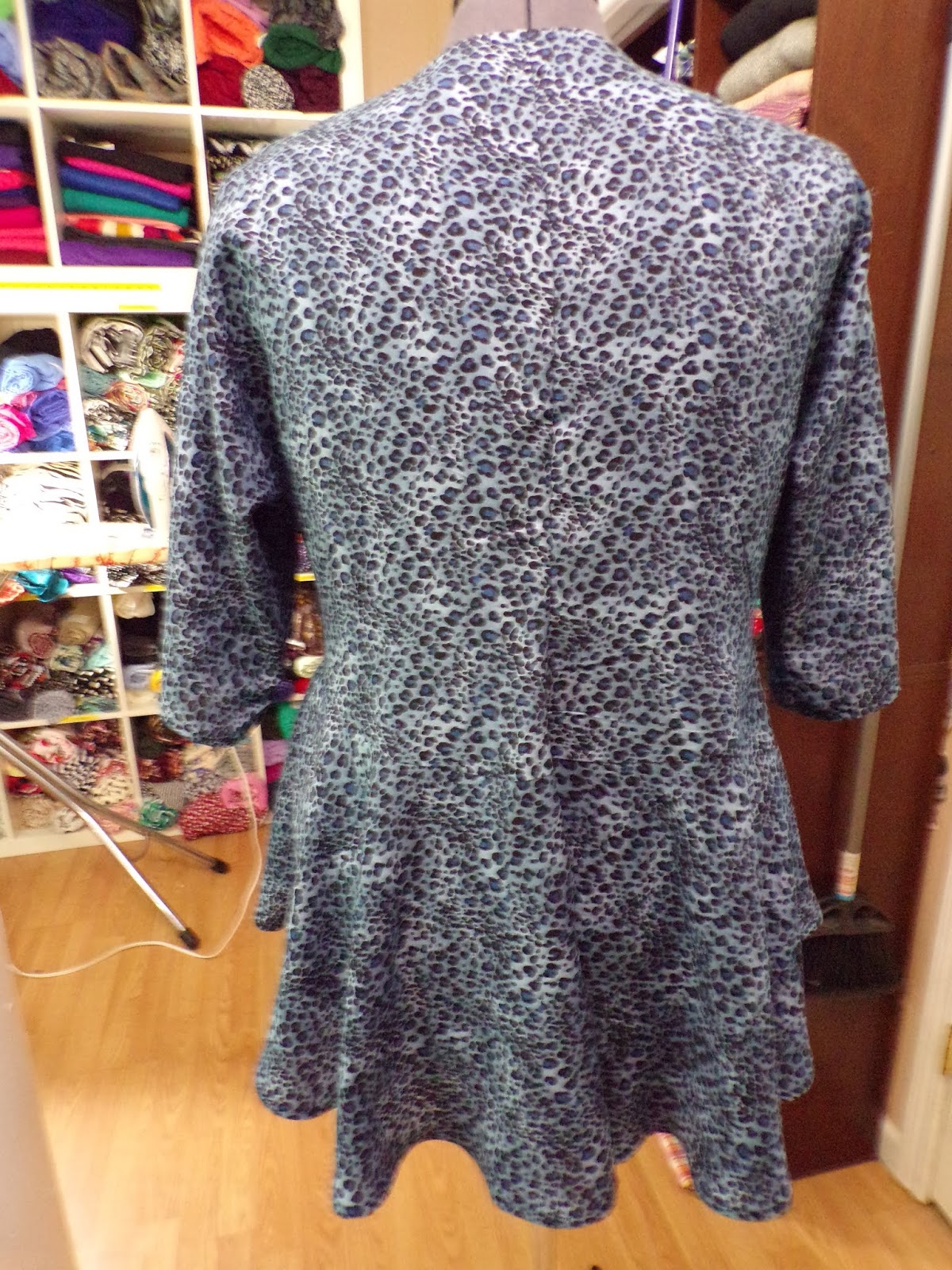 Sew Plus: Simplicity 8172 Blue Animal Print Topper