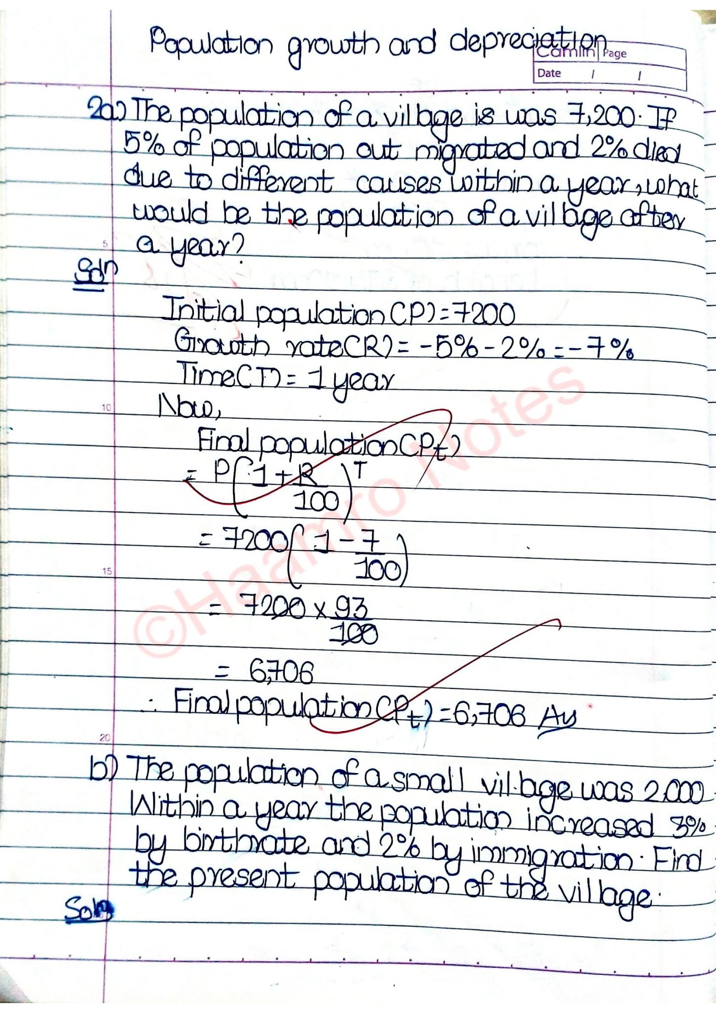 Chapter-4 | Population Growth and Depreciation | Class 10 Speedy Maths ...