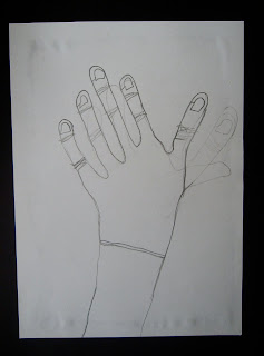 Use Your Coloured Pencils: Contour Drawing Hands