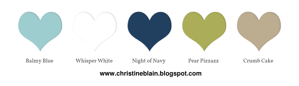 HAPPY HEART CARDS: AWHT COLOUR CREATIONS SHOWCASE - WEEK 1: BALMY BLUE