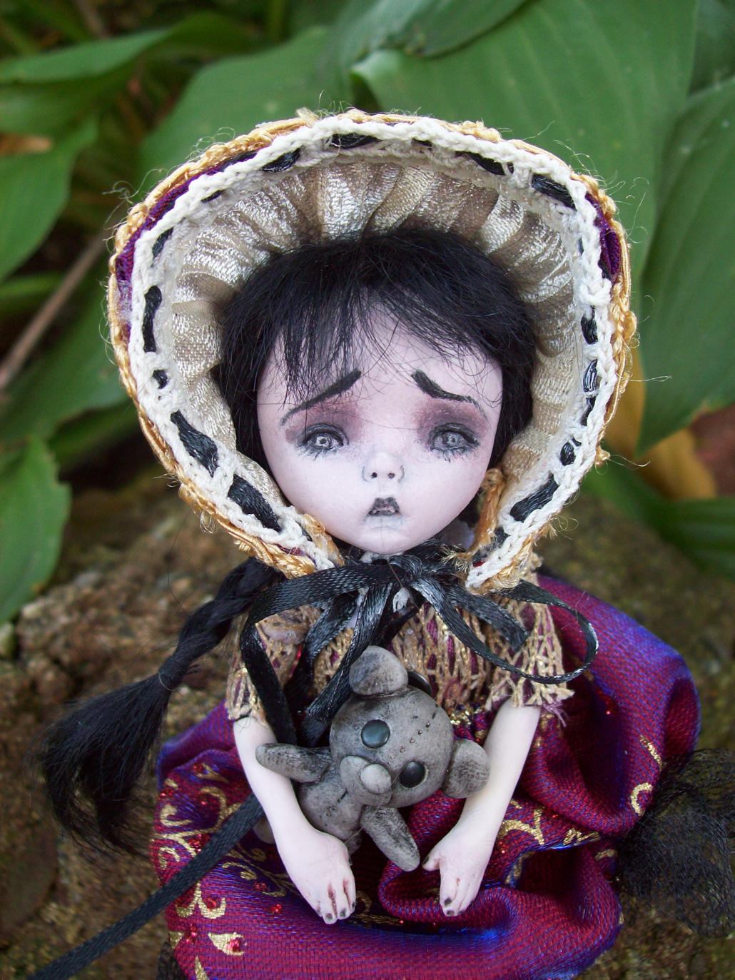 Anne Marie Gibbons Lil' Poes OOAK goth dolls and monsters.: Fiona Fang ...