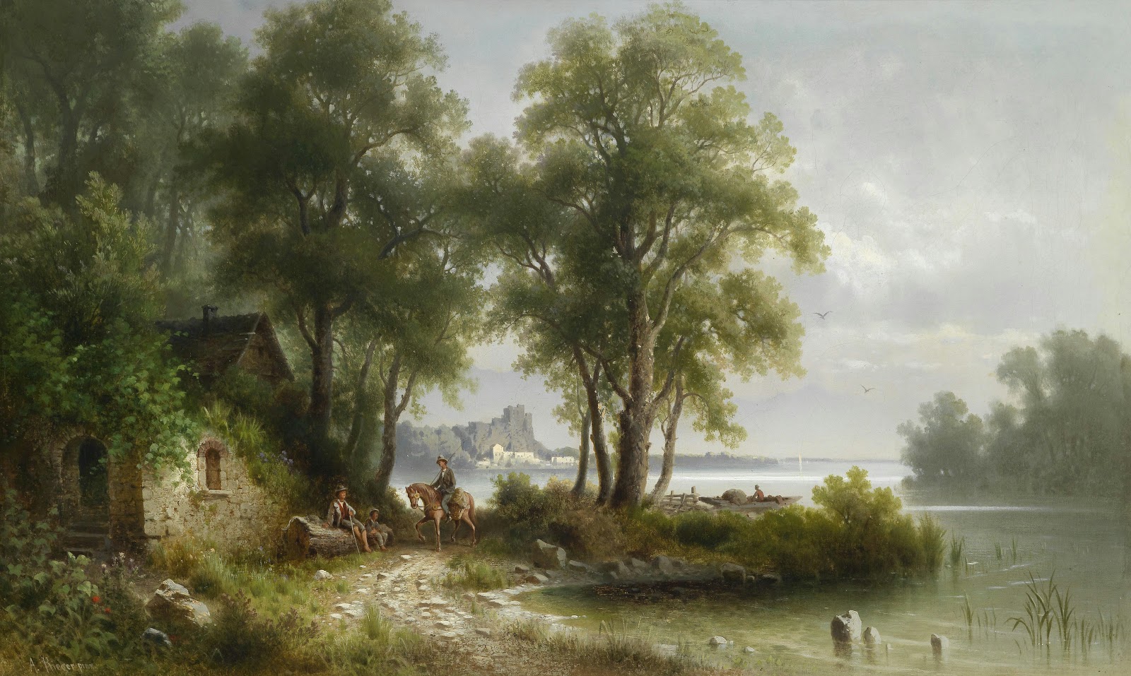 Albert Rieger | Landscape painter | Tutt'Art@ | Masterpieces