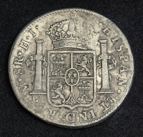 Mexico coins Spanish Colonial 8 Reales silver coin of 1810 Ferdinand ...