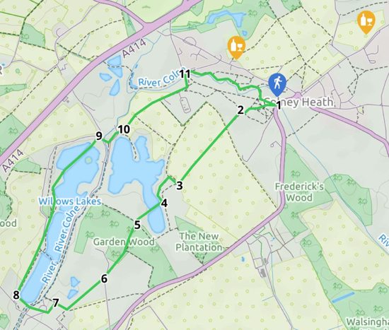 Hertfordshire Walker: Walk 30: Colney Heath South Loop