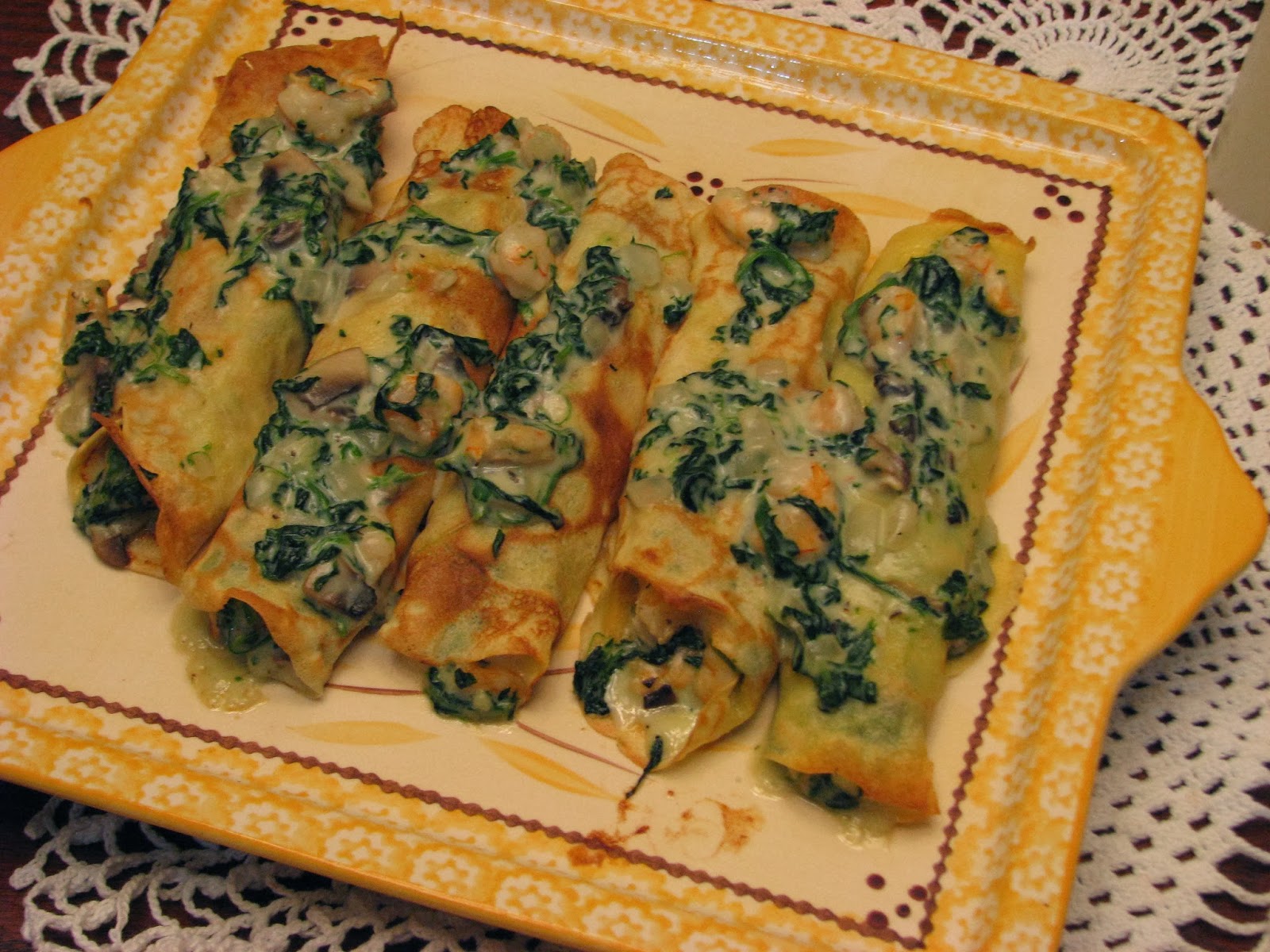 TheFultonGirls: Shrimp Crepes with Mornay Sauce