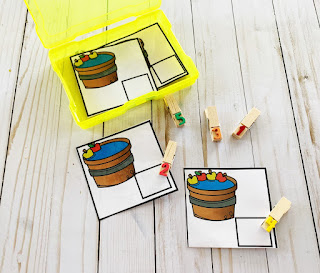 September Fine Motor Task Boxes for Preschool
