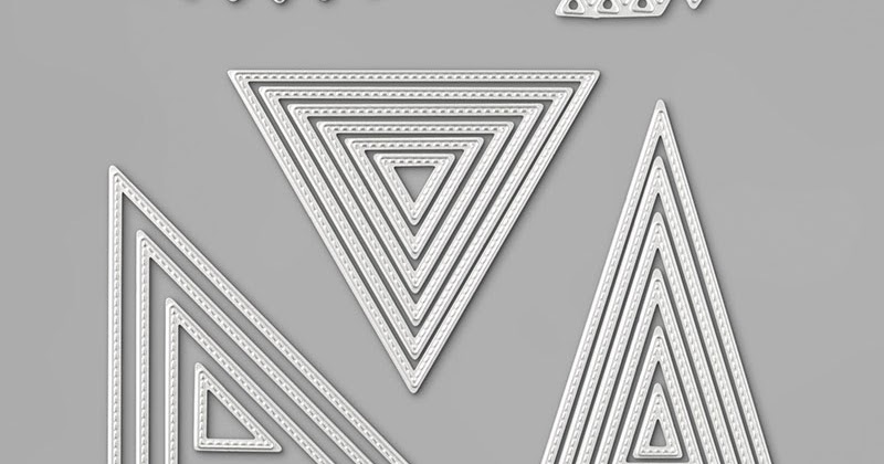 Dani's Thoughtful Corner: Stitched Triangle Dies