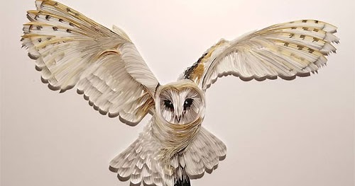 My Owl Barn: Artist Draws Incredible Portraits With Tiny Strips of ...