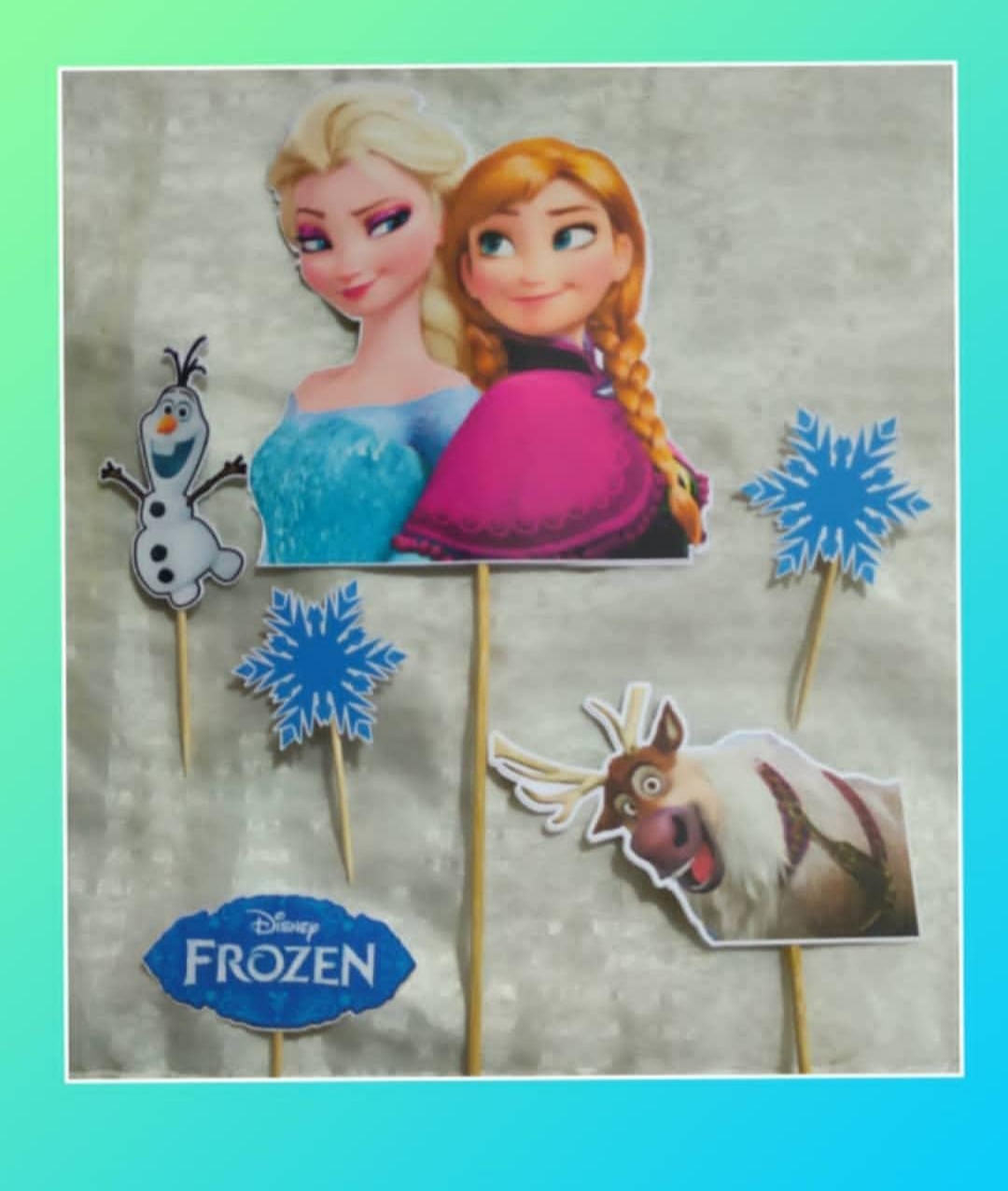 Topper Frozen - Mis Toppers Tus Toppers