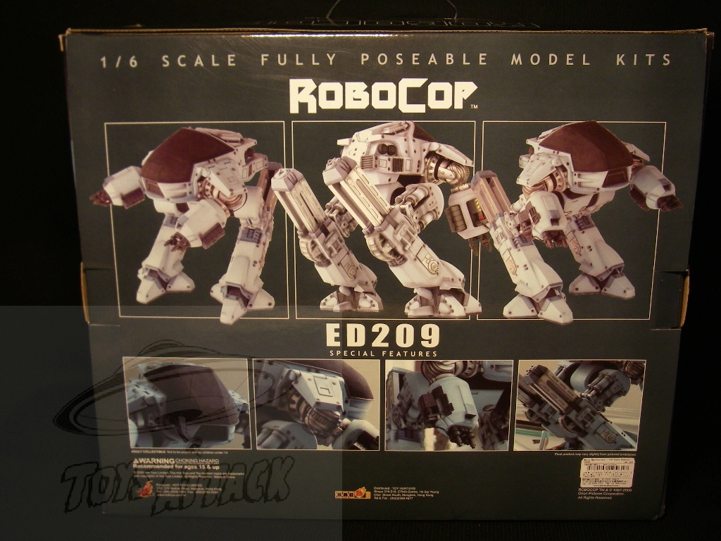 HOT TOYS ROBOCOP ED 209 1:6 SCALE FULLY POSEABLE MODEL KITS FIGURE ...