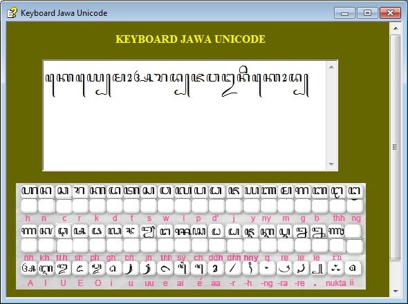 aksaratube: Download Virtual Keyboard Virtual Keyboard Jawa Unicode