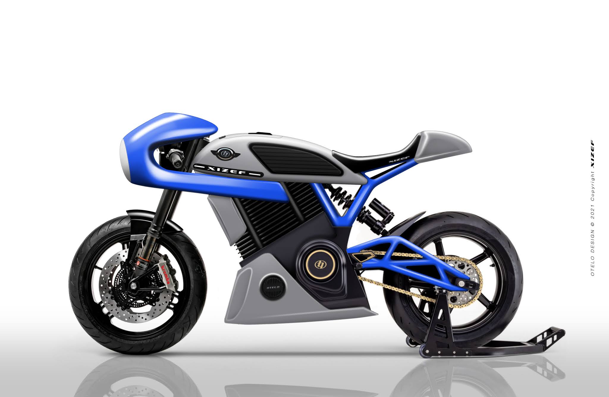 OteloDesign: XIZEF - Electric Motorcycle Concept