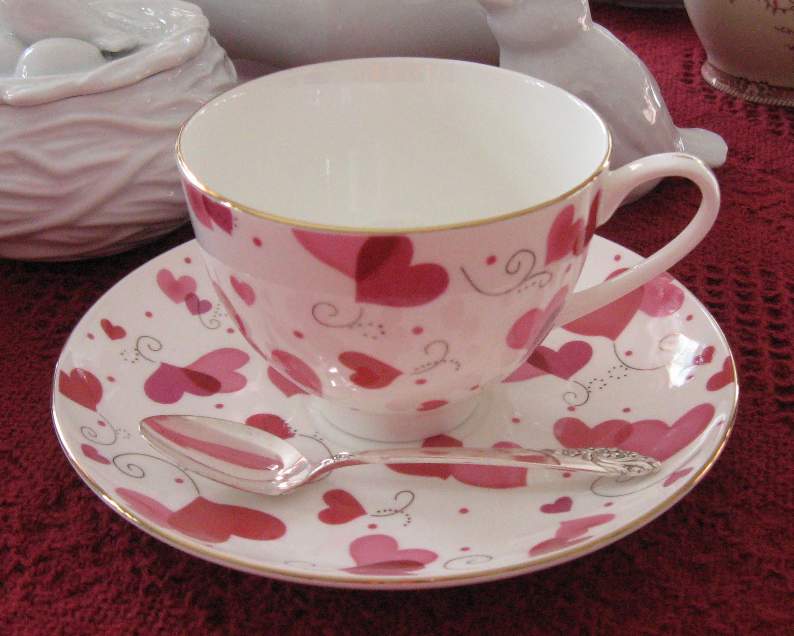 Rose Chintz Cottage: Happy Valentines Day ~ Tea Time Tuesday