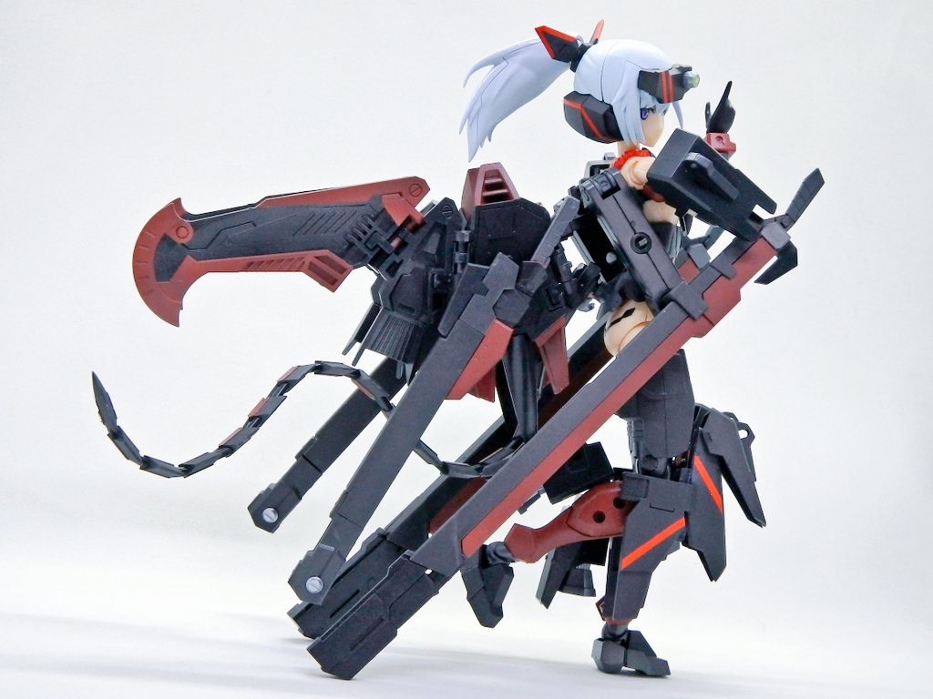 [ Custom ] - Frame Arms Girl Jinrai - by 栗田殿 ~ Mecha Girl