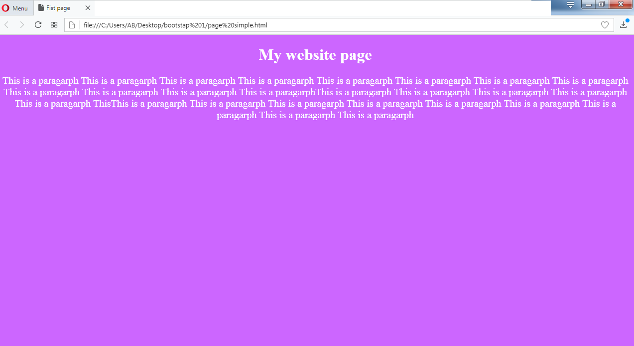 Create A Websitewebpage In Html And Css Notepad Easy Stepby Step ~ Learning