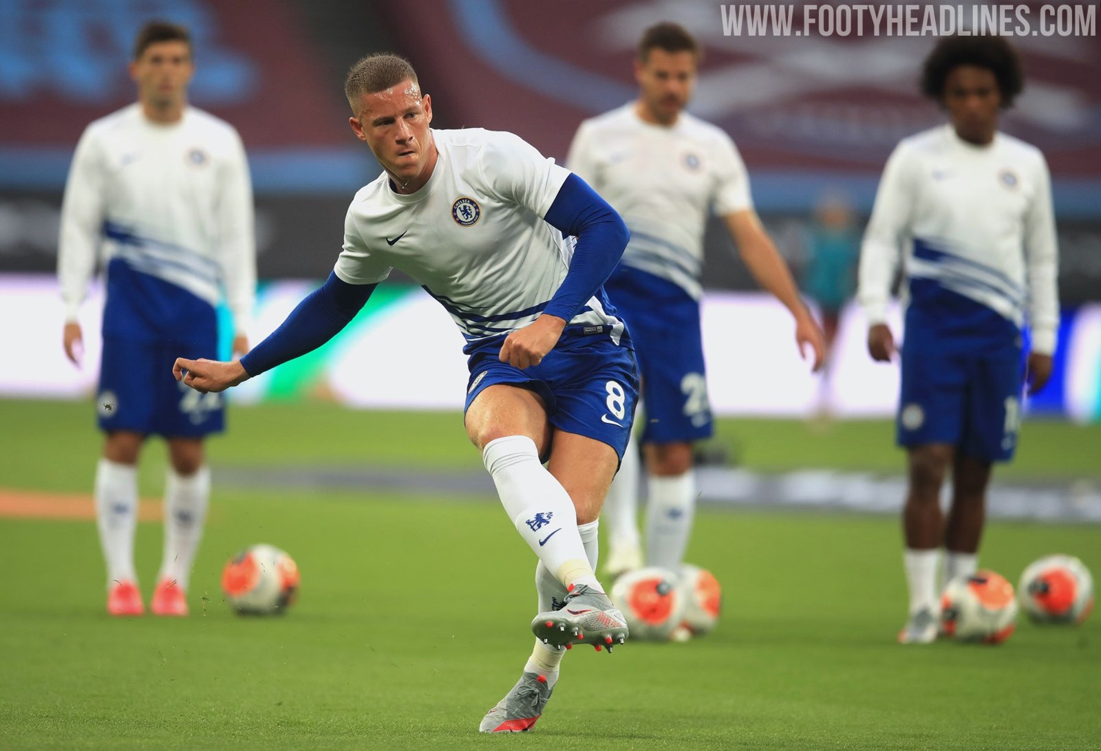 On Pitch: Chelsea FC Debuts 20-21 Home Kit + New Orange Keeper Kit ...