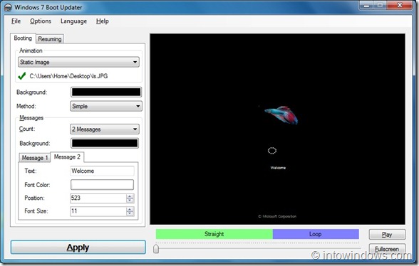 Get Windows 8 Boot Screen In Windows 7 | Universalcrush