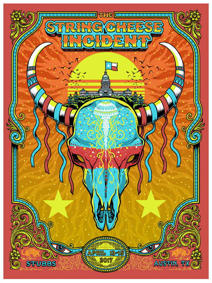 INSIDE THE ROCK POSTER FRAME BLOG: Matt Leunig String Cheese And Yonder ...