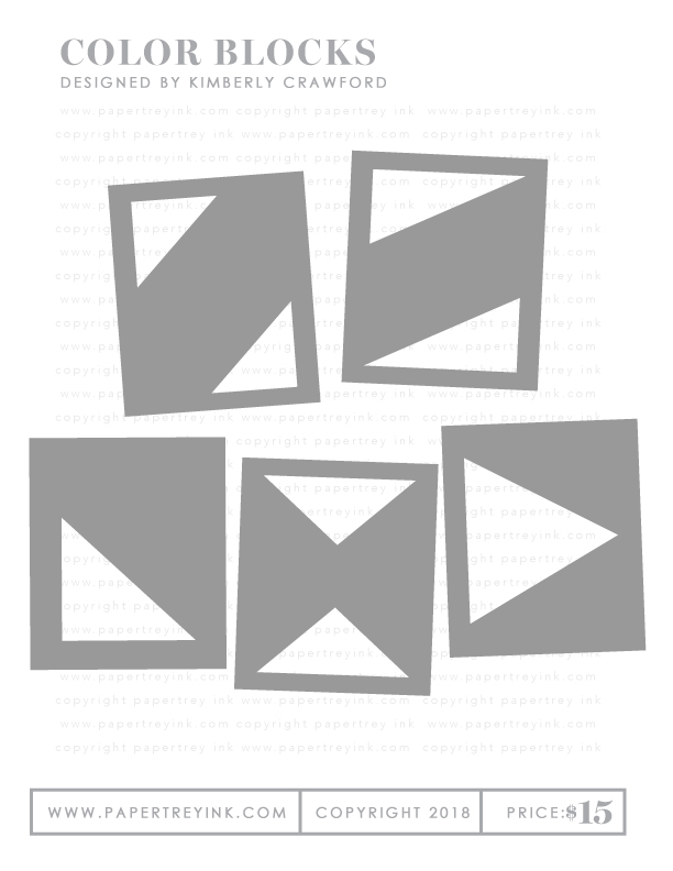 For the Love of Paper: New Sincerely Yours - Color Blocks Stencils and ...