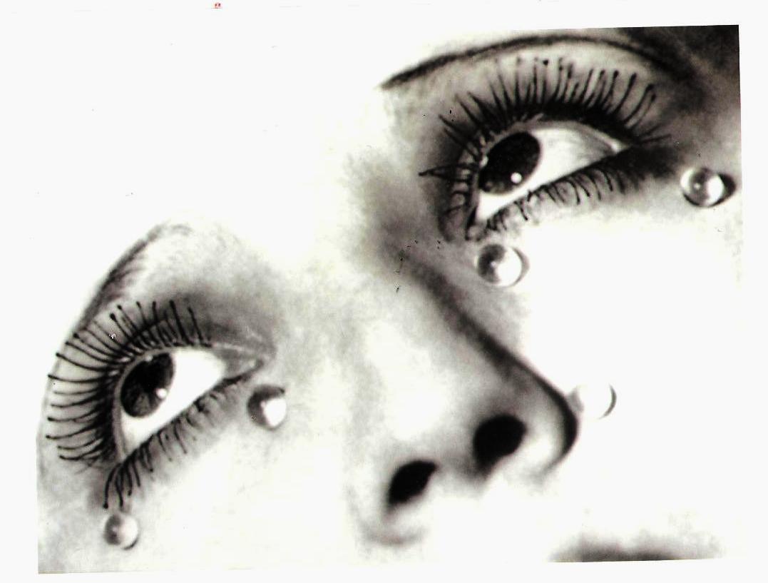 DYE HARD PRESS: Postcard reproduction of Glass Tears - Man Ray