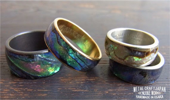 metal craft Japan: Damascening Shll Ring