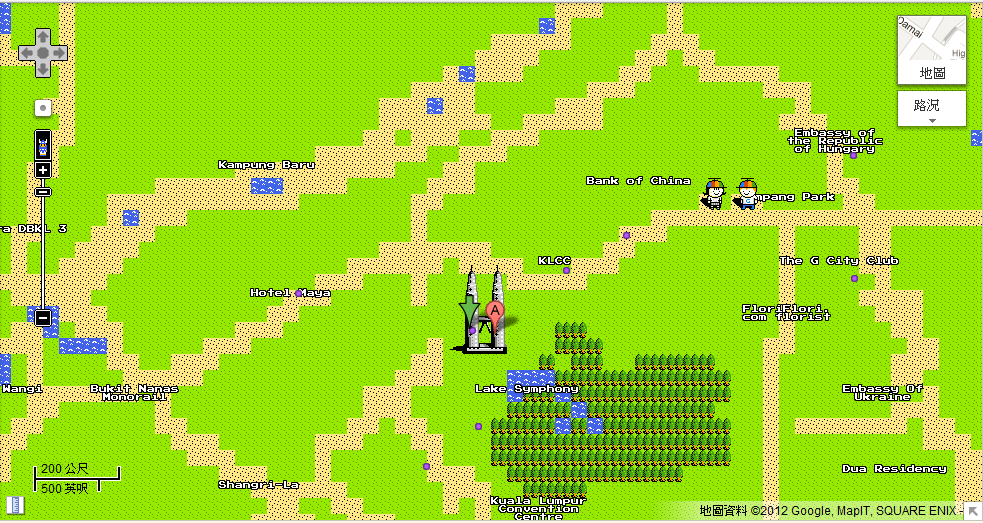 WenYuanLIfe: Google Maps 八位元版地圖 [Kuso]