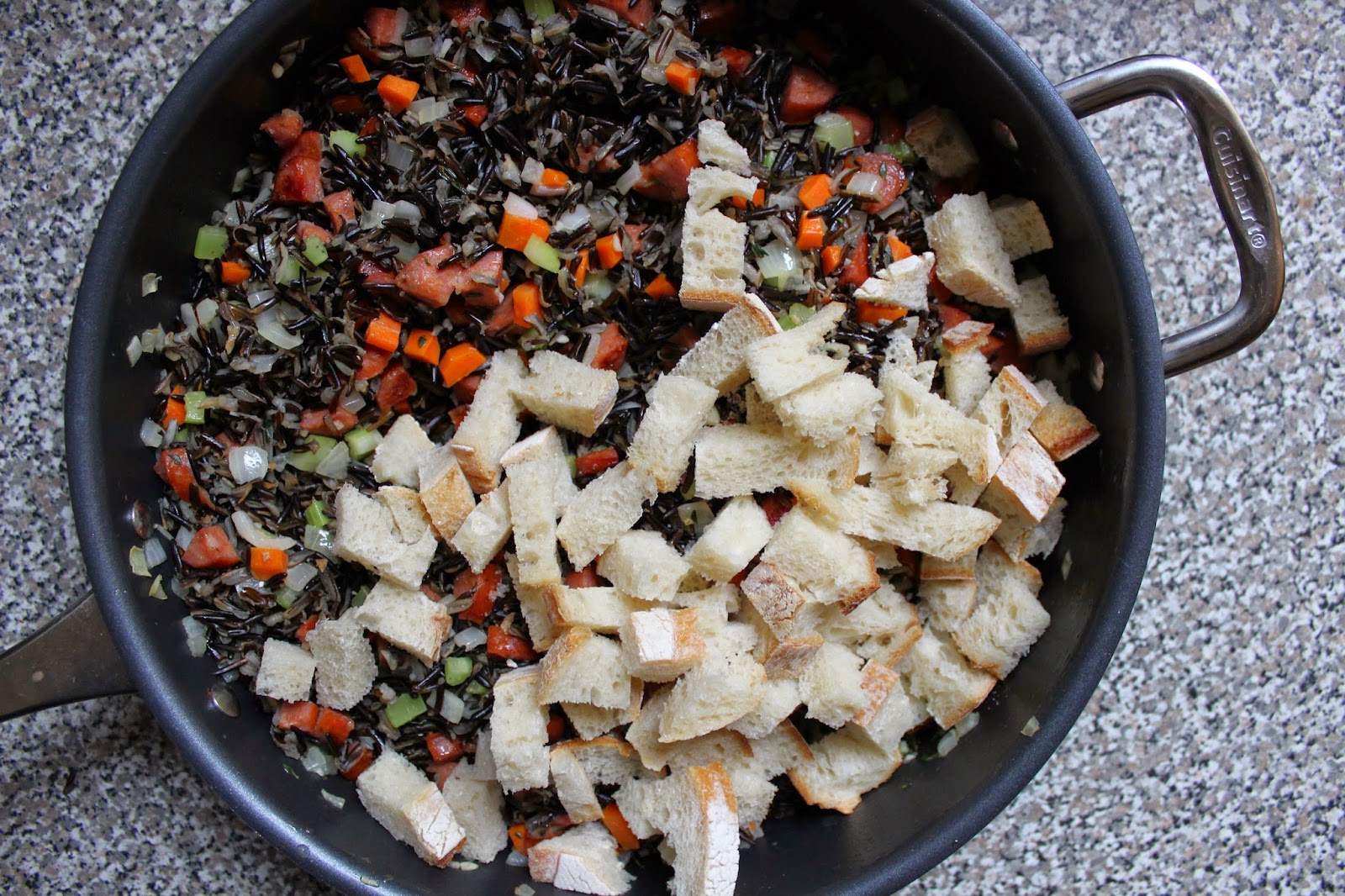 EAT WELL, TRAVEL OFTEN.: Wild Rice and Goat Cheese Stuffing