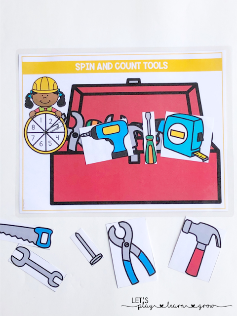 Construction Theme Activity Binder | Lets Play.Learn.Grow