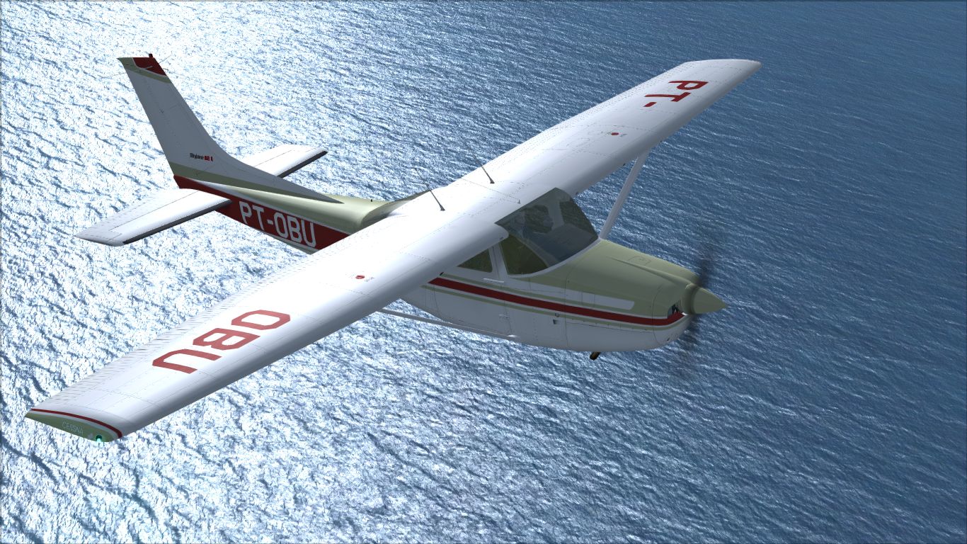 Texturas Brasileiras: Cessna C182 Skylane II RG PT-OBU