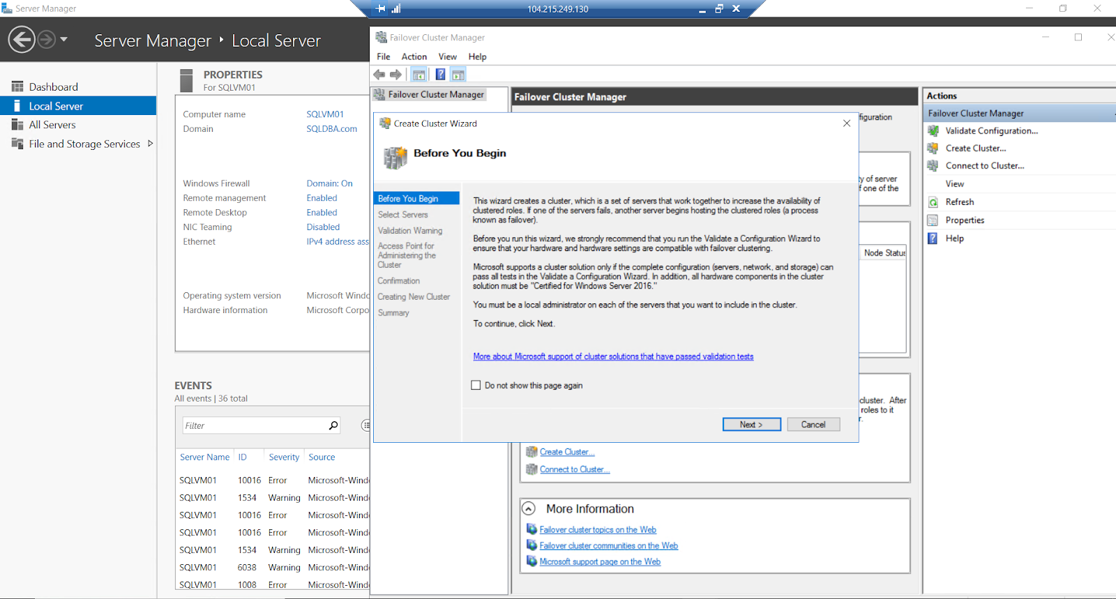 Muhammad Asif: SQL Server Always On Availability Groups On Azure Cloud