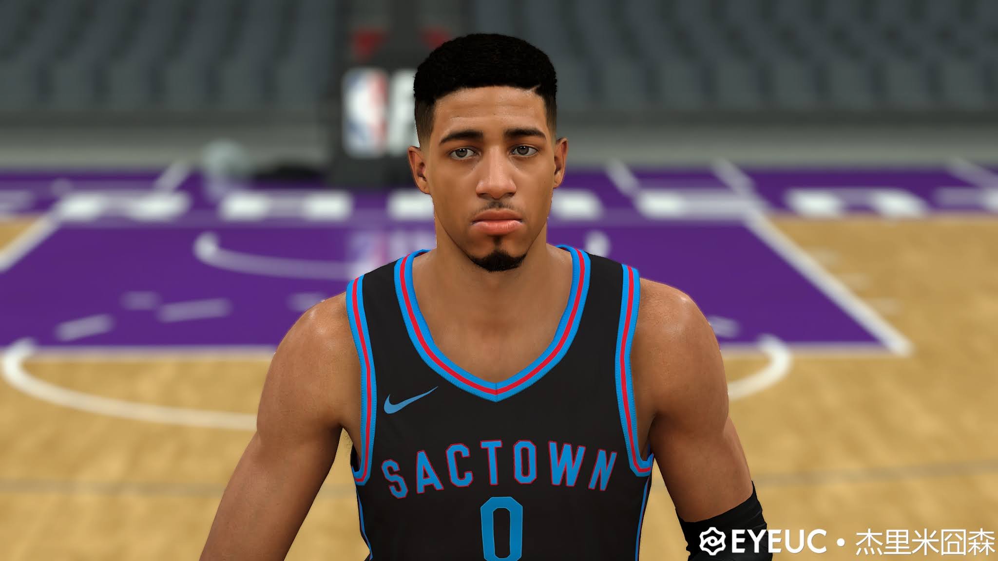 Tyrese Haliburton Cyberface, Hair and Body Model by White 55 Chocolate ...