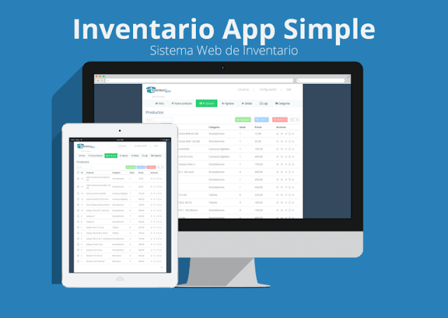 SISTEMA DE INVENTARIO APP SIMPLE CON PHP - PROYECTOS WEB