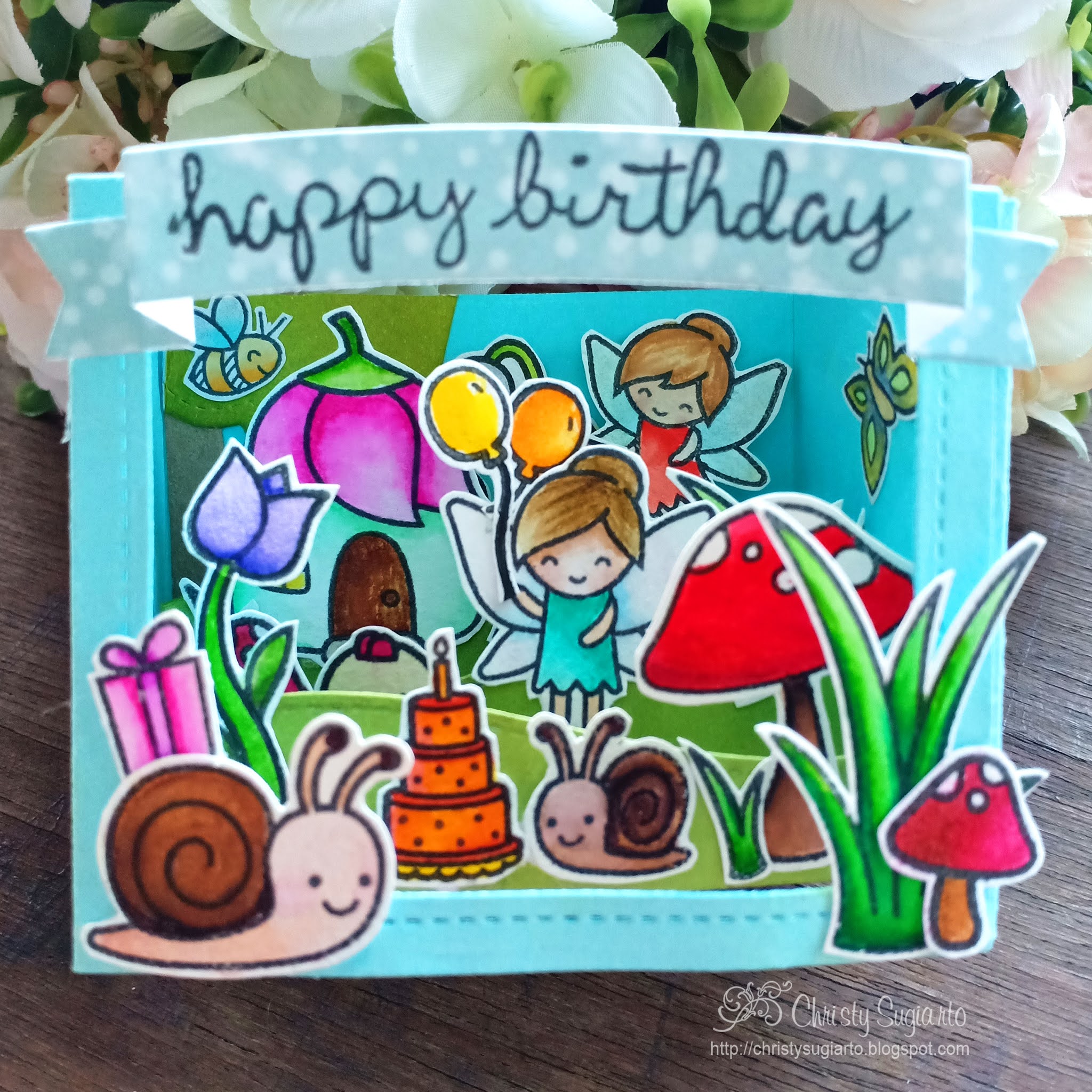 Christy Designs: Birthday Shadow Box