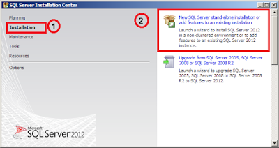 Instalasi SQL Server 2012.