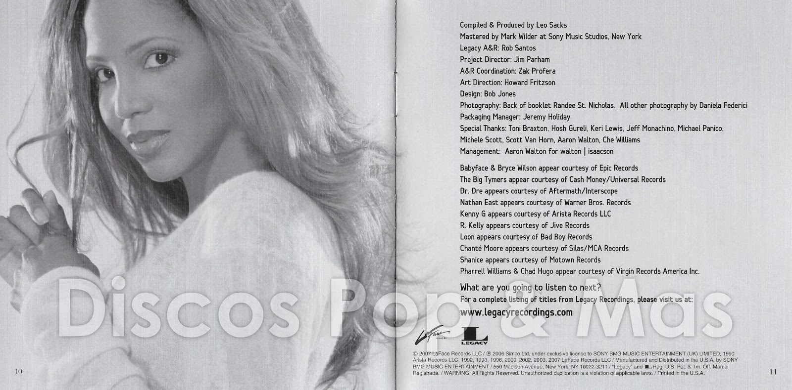 Discos Pop & Mas: Toni Braxton - The Essential