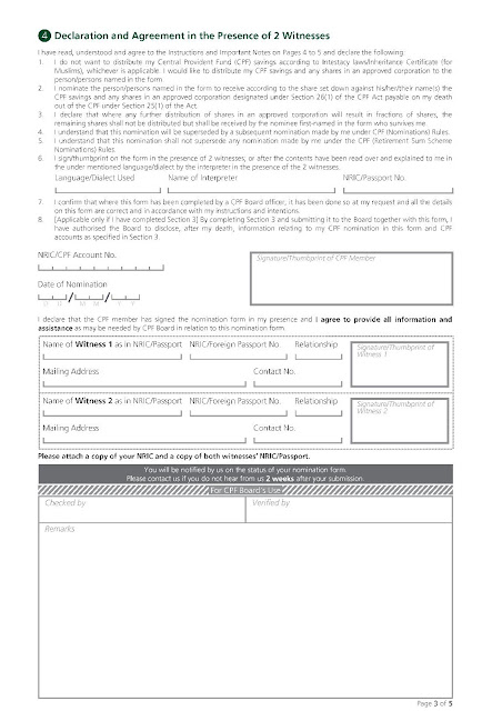 Forms19: C.P.F Nomination Form