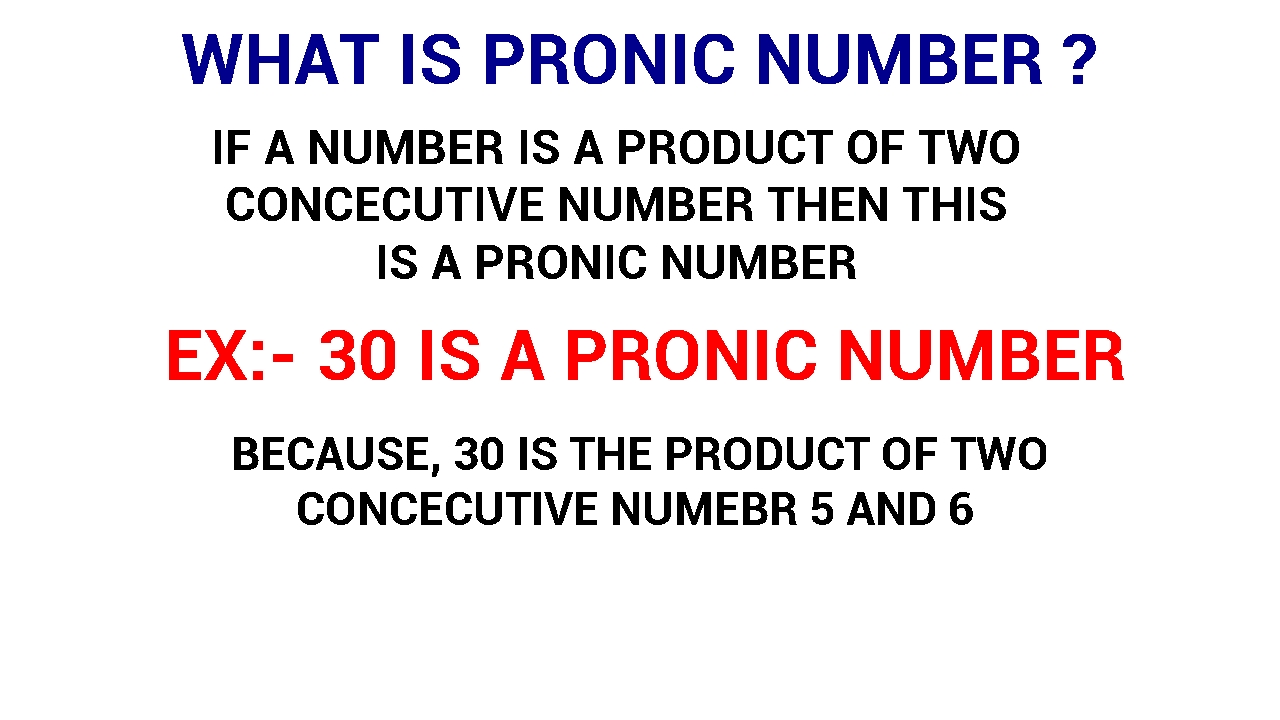 Pronic Number Checking in java Pronic Number Checking in java
