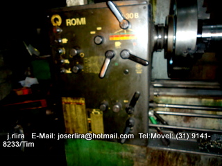 rliramaquinas: TORNO MECANICO CONVENCIONAL HORIZONTAL MARCA ROMI MOD I-30