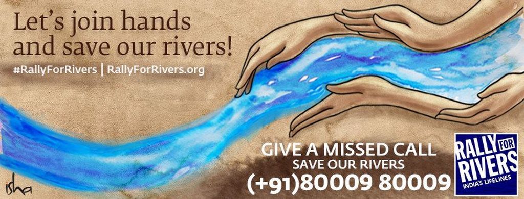 Raghu's column!: I Support ‘Rally for Rivers’ Campaign.