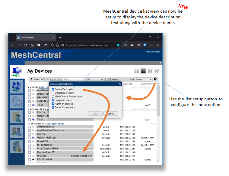 MeshCentral - YouTube, Amazon AppStore, WebM, Web-RDP and more