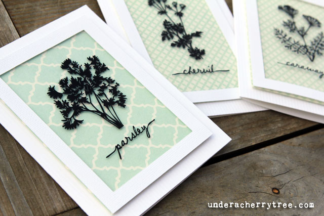 Under A Cherry Tree: Tutorial: How to make Framed Wall Art Cards (with ...