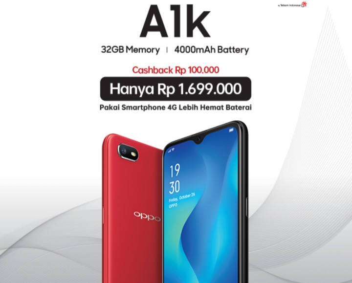 Spesifikasi dan Harga HP Oppo A1k Terbaru