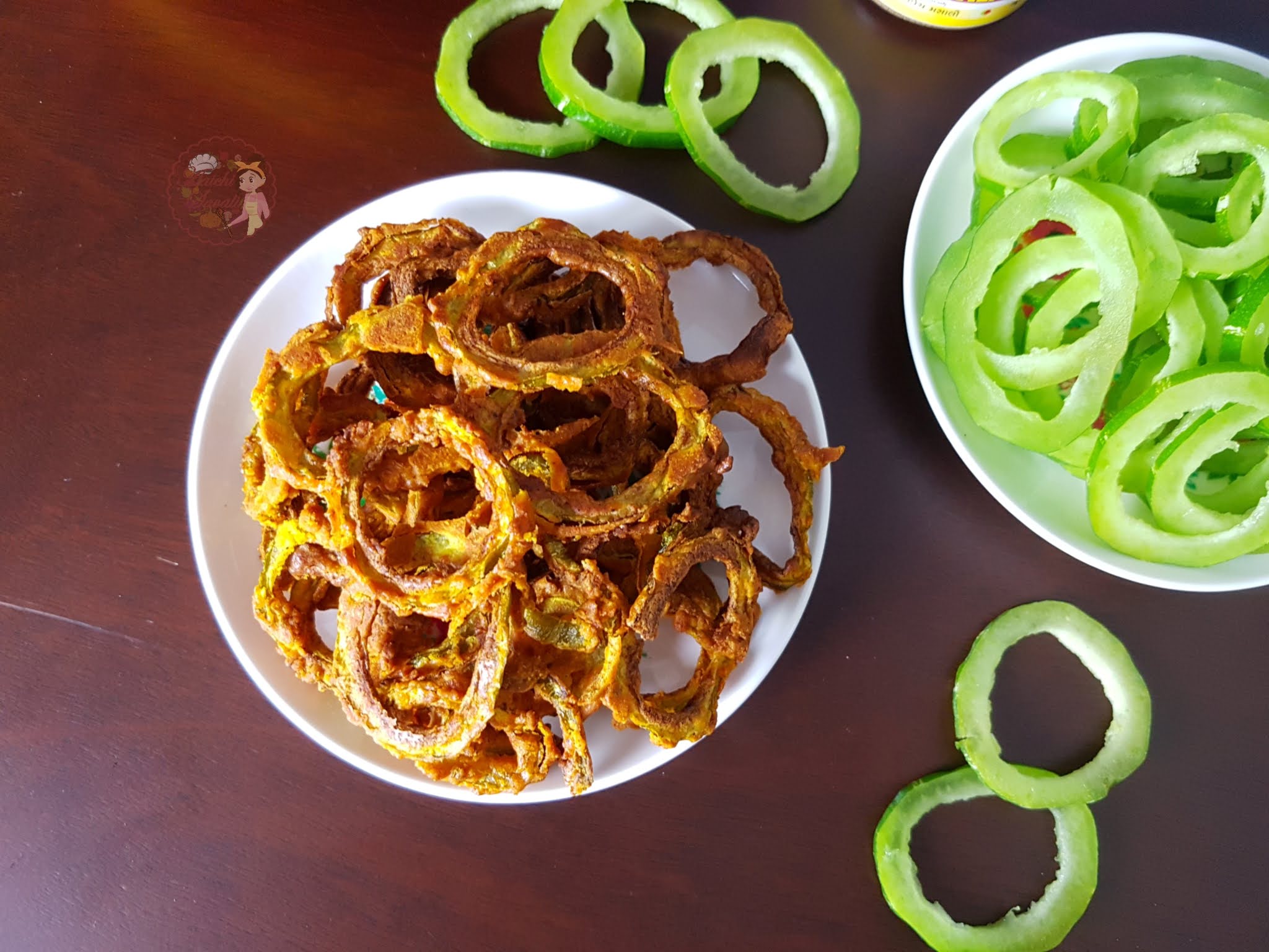 Air Fryer Snake Gourd Rings | Padwal Pakoda(Fritters) | पडवळ भज्जी ...