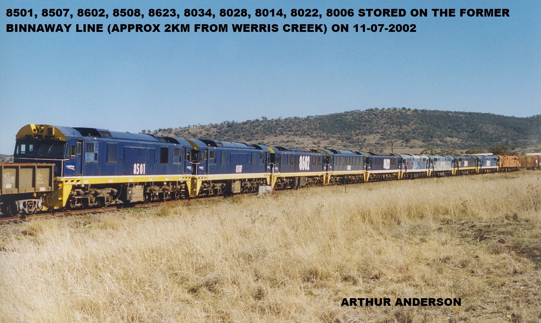 Australian Locomotive Rosters: NSW 85 CLASS