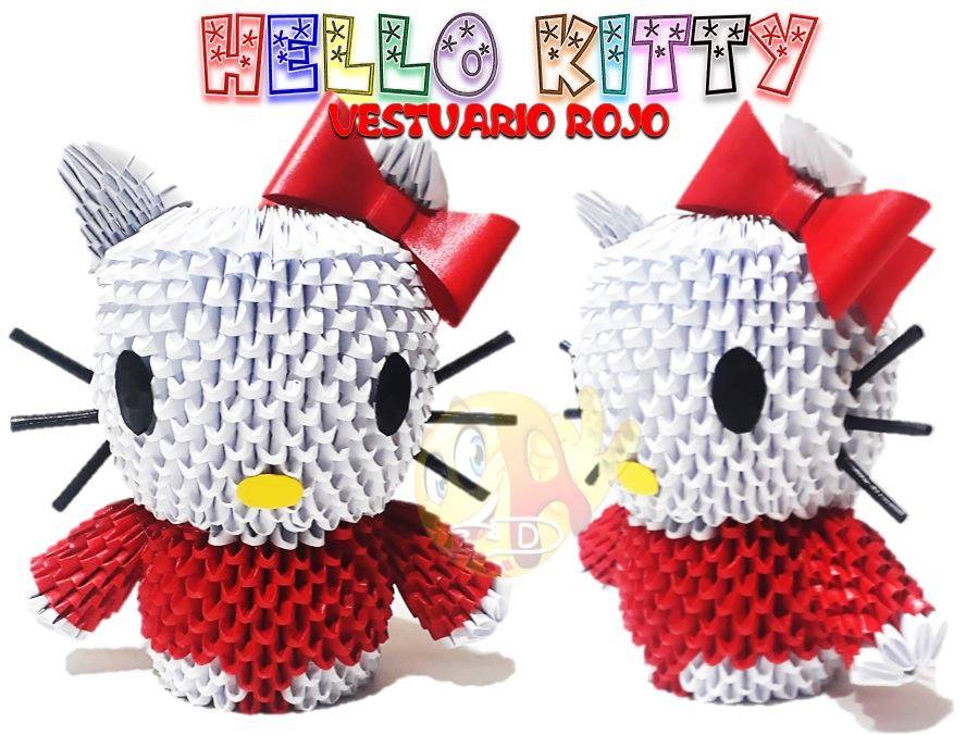 OrigAmi 3D: HELLO KITTY EN ORIGAMI 3D