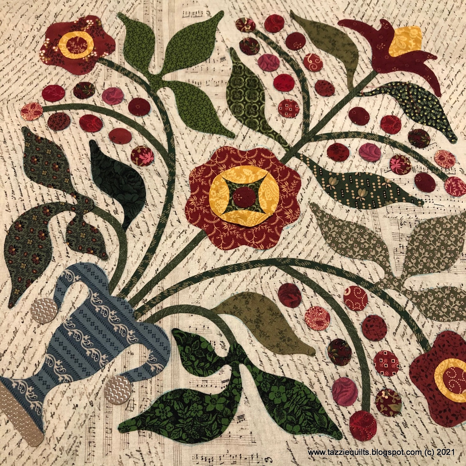 Tazzie Quilts: Second Block/Macarons/Wildlife