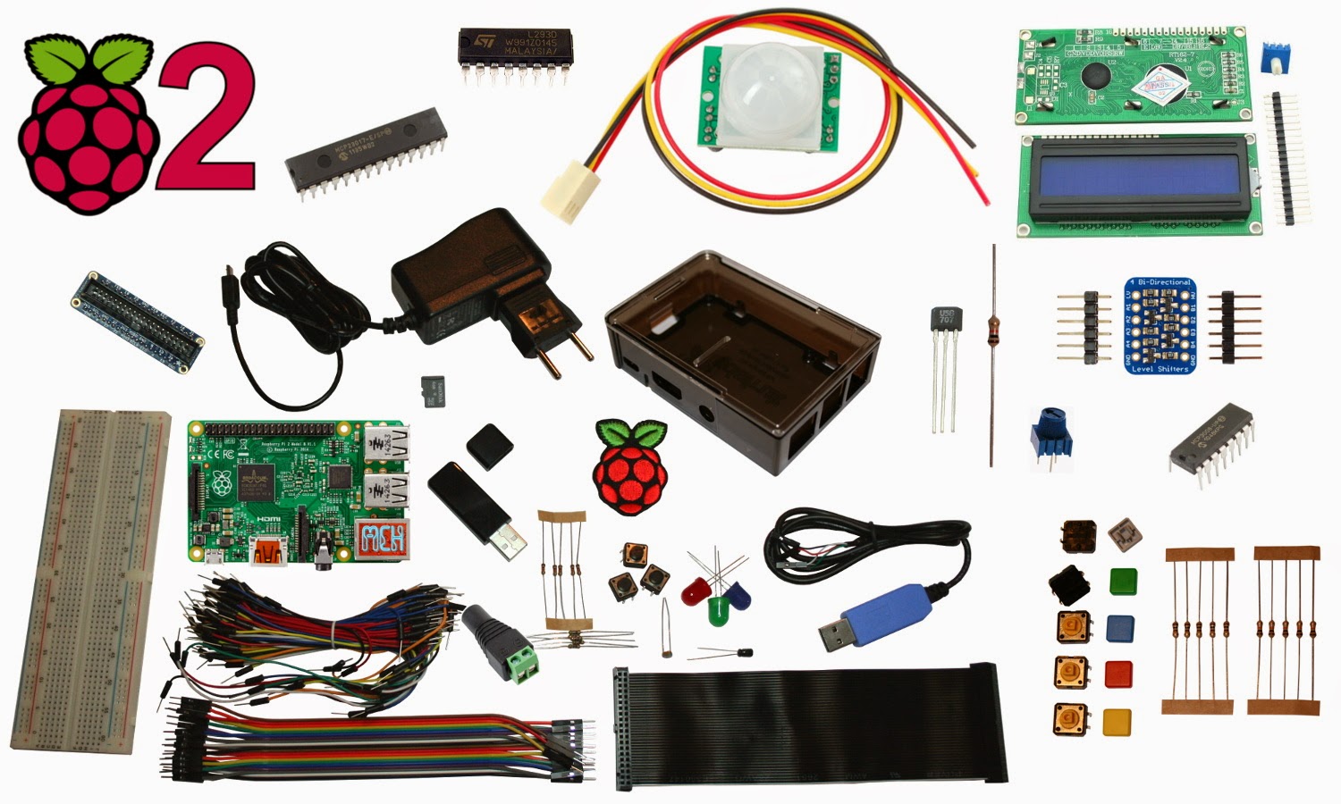 Mise à jour des Kits Raspberry Pi 2 chez MCHobby - MCHobby - Le Blog