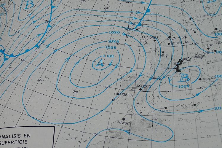 La Página de Manuel.: Mapas de isobaras. Análisis e interpretación.