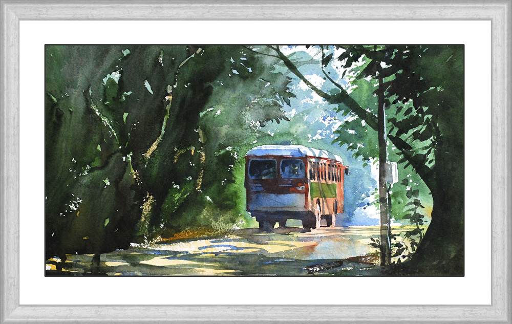 Vinod more : a painter: Watercolors