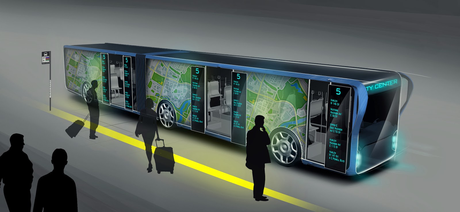 The Gear Shift: Willie bus concept turns walls into transparent LCD ...